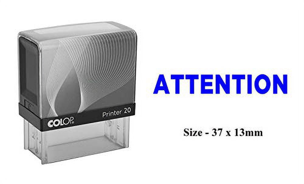 PrintValue Attention -Self Inking Rubber Stamp Custom Colop Office ...