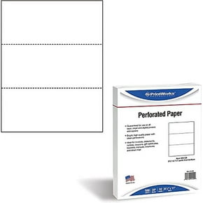 Perforated Printer Paper