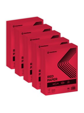 Colored Paper in Paper | Red - Walmart.com