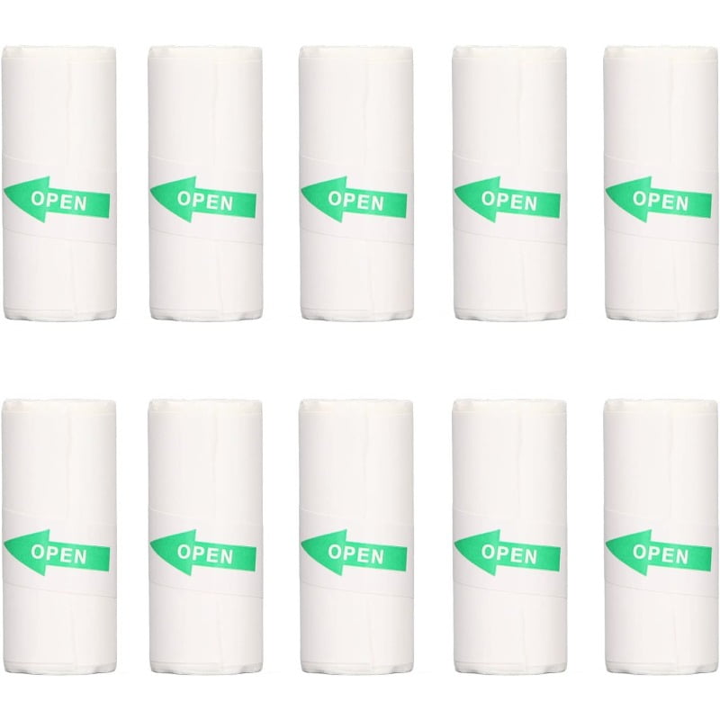Printable Adhesive Paper, 10 Pieces Mini Printer Paper Rolls, Thermal ...