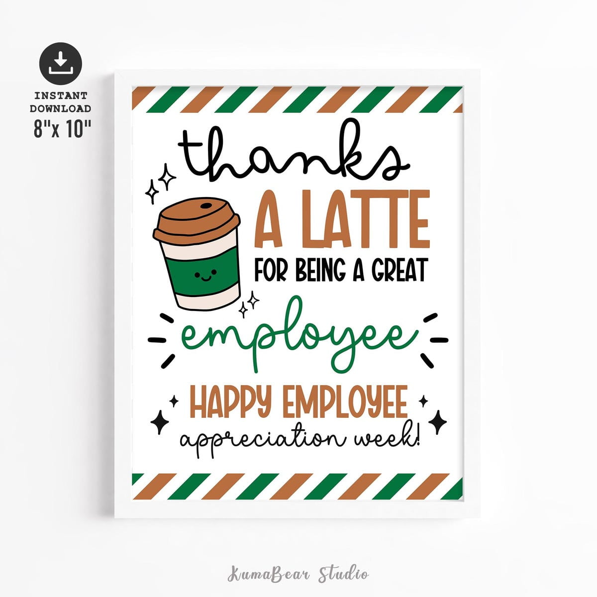 Printable Appreciation Signs, Employee Appreciation Week Sign Printable ...