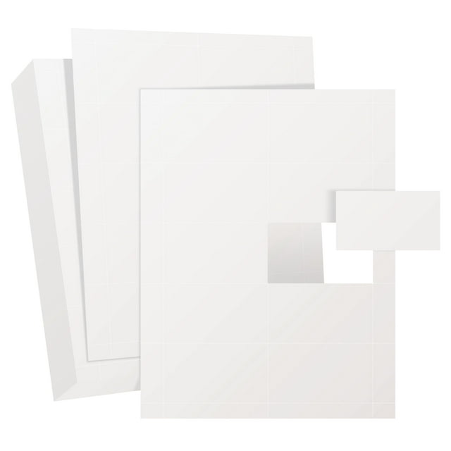 Better office Products 2" x 3.5" Matte White Note Cards with Micro ...