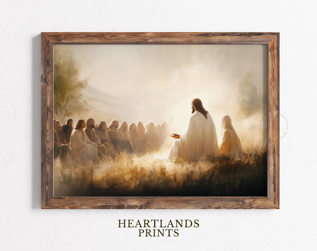 Printable Christian Artwork Jesus Wall Art, Religious Nativity Art ...