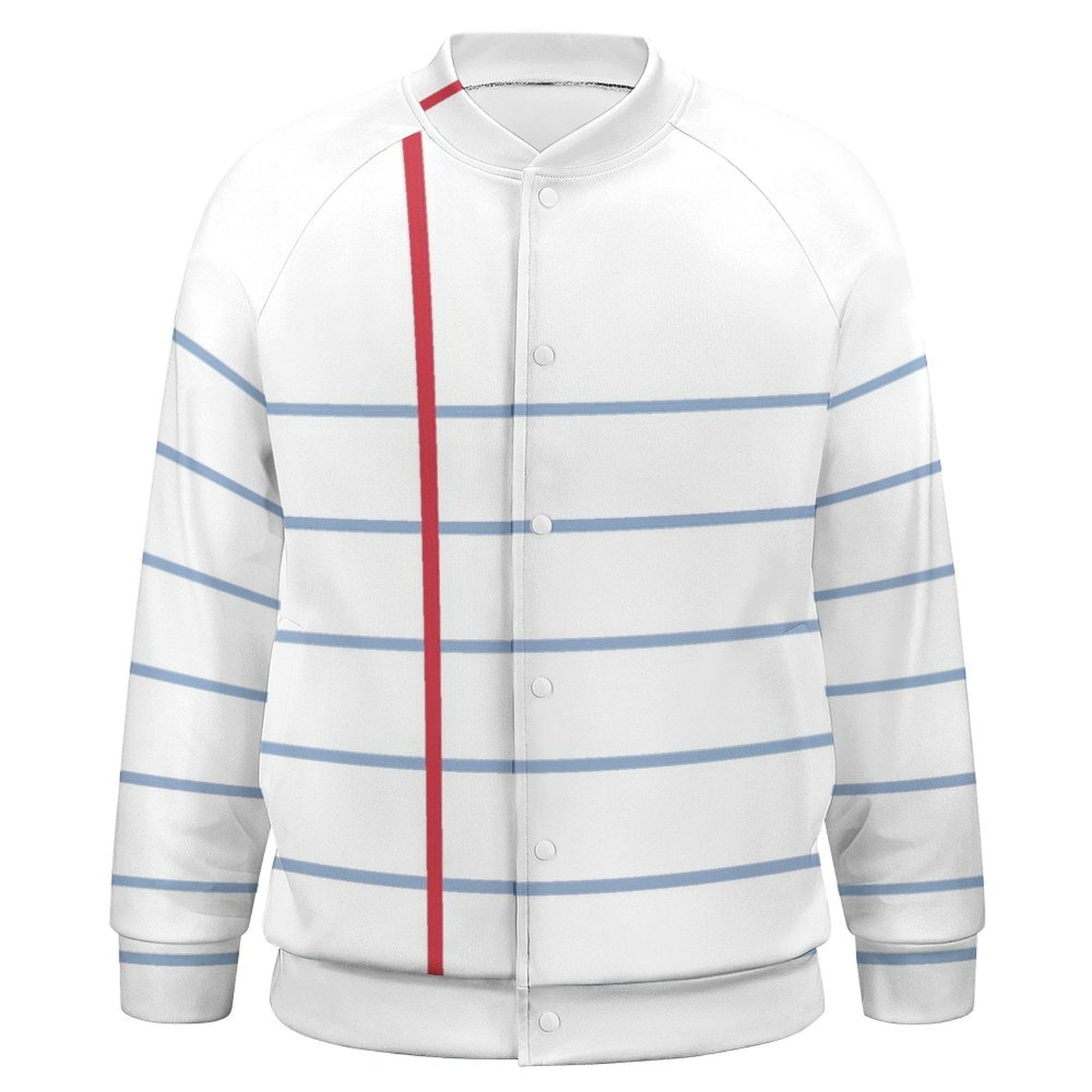 Printable Graph Paper Baseball Jersey Fashion Ribbed Sleeve Man Women's ...