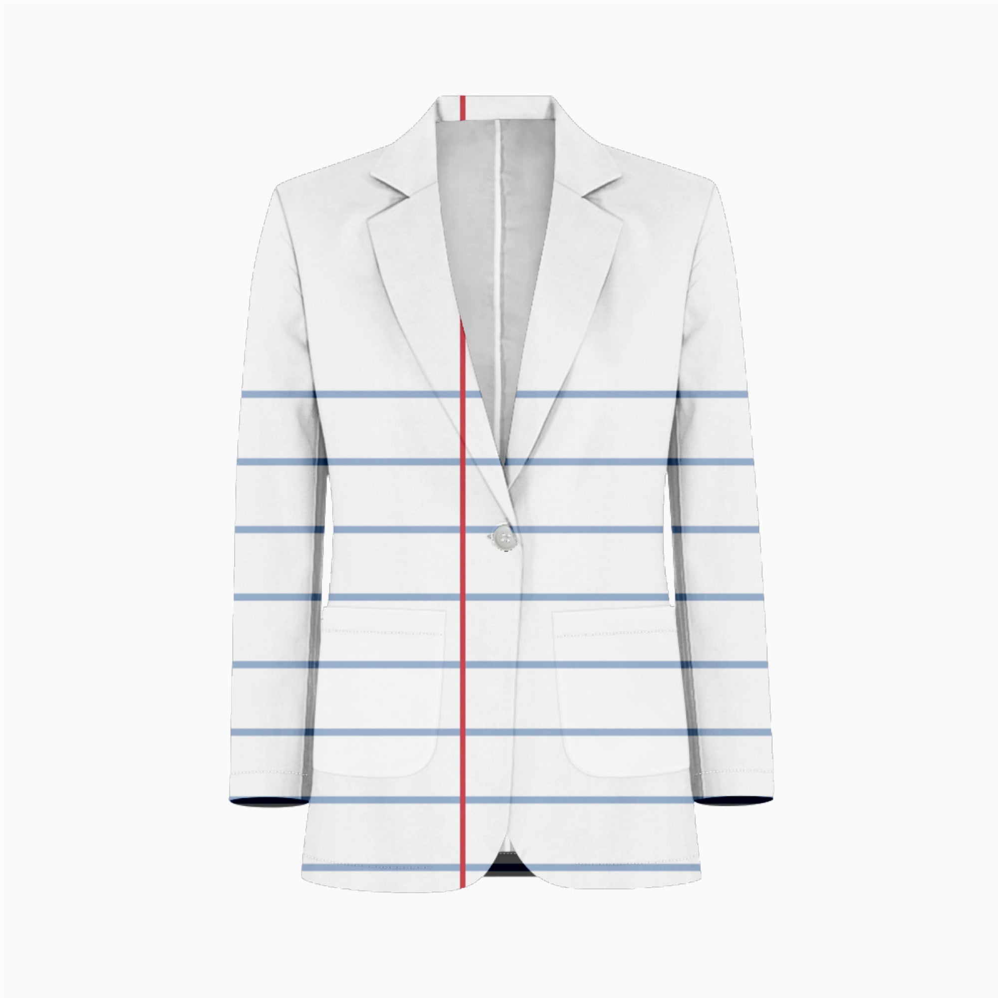 Printable Graph Paper Men's Suit Blazer Casual Party Wear Slim Fit Suit ...
