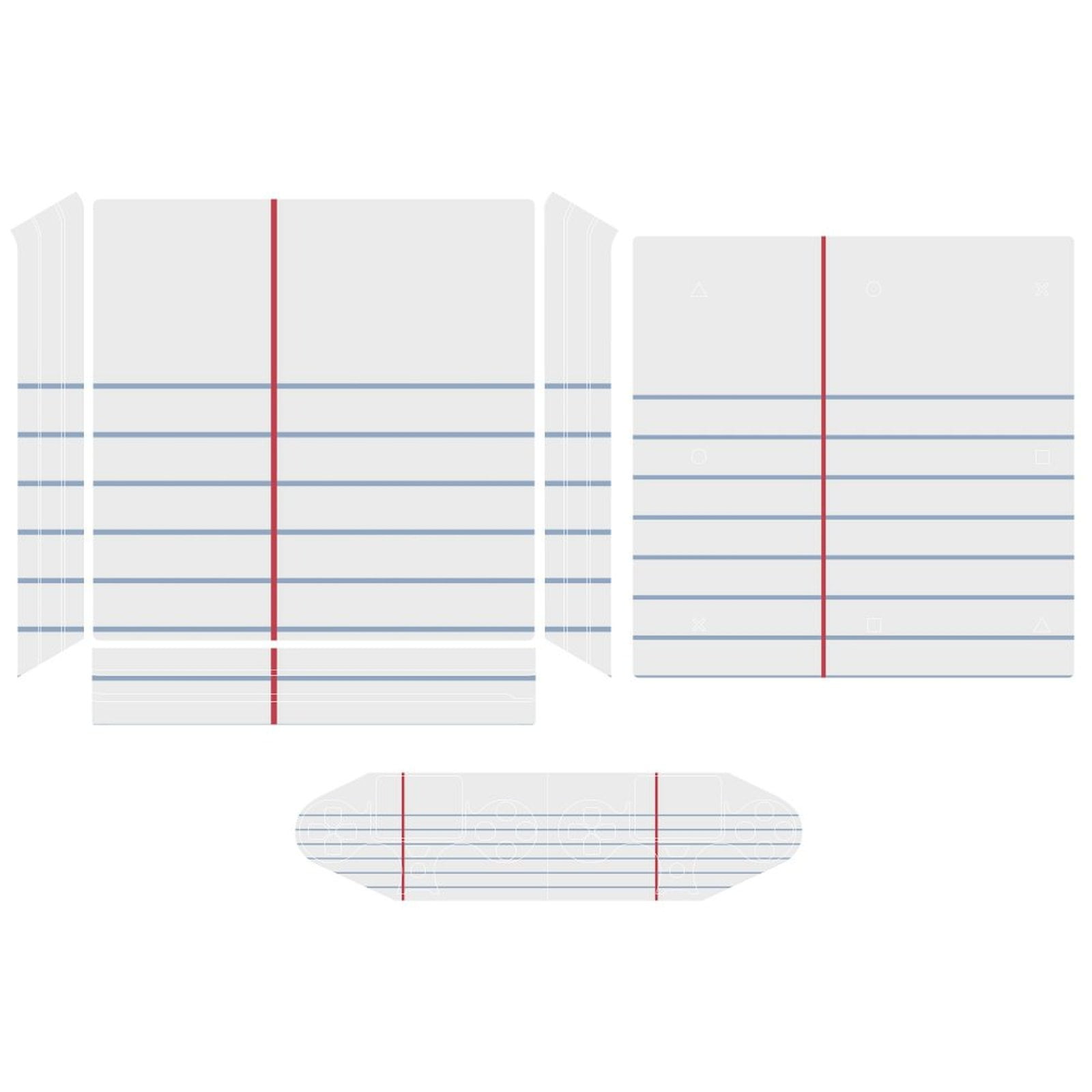 Printable Graph Paper PS4/PS4 Pro/PS4 Slim Skin Sticker For Console And ...