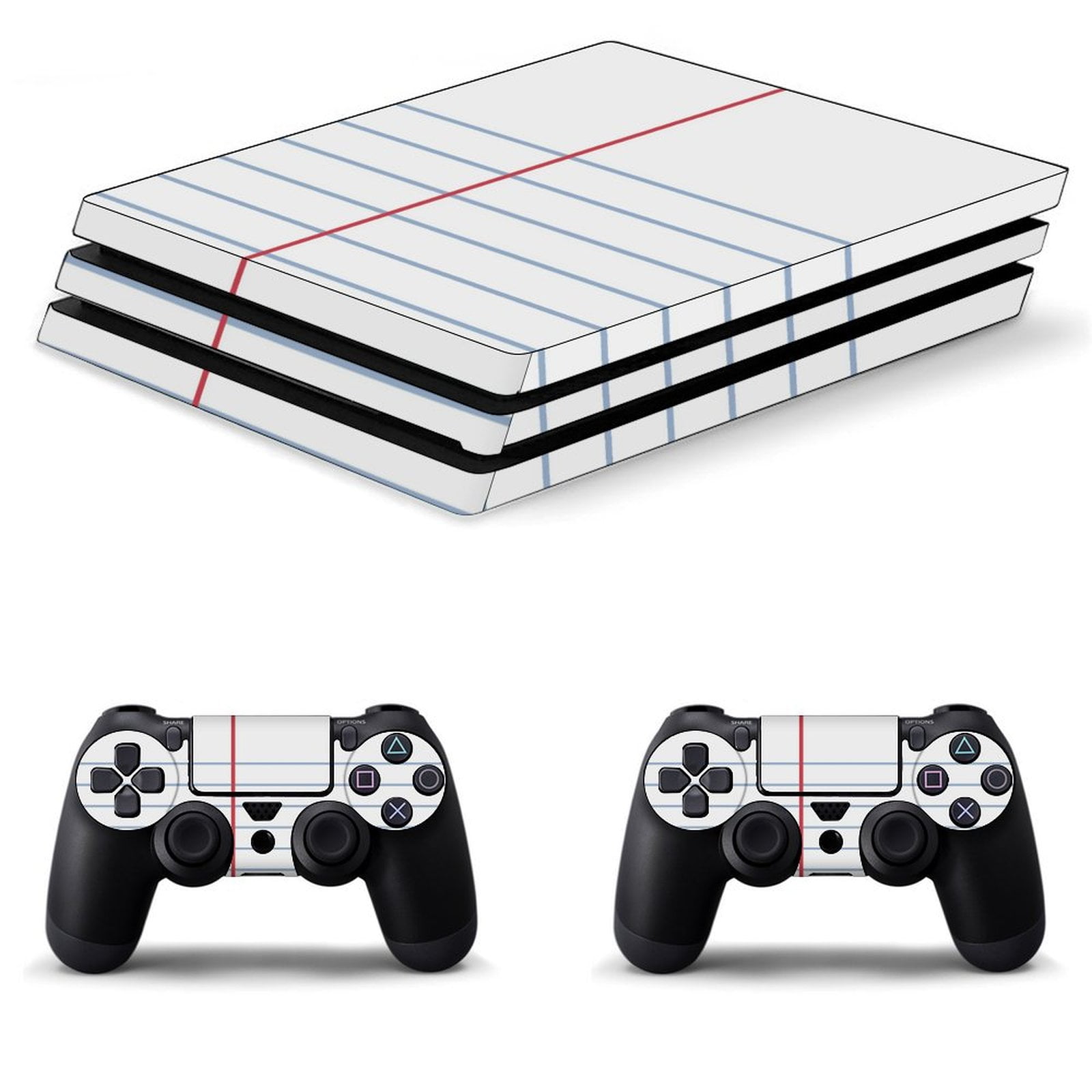 Printable Graph Paper PS4/PS4 Pro/PS4 Slim Skin Sticker For Console And ...