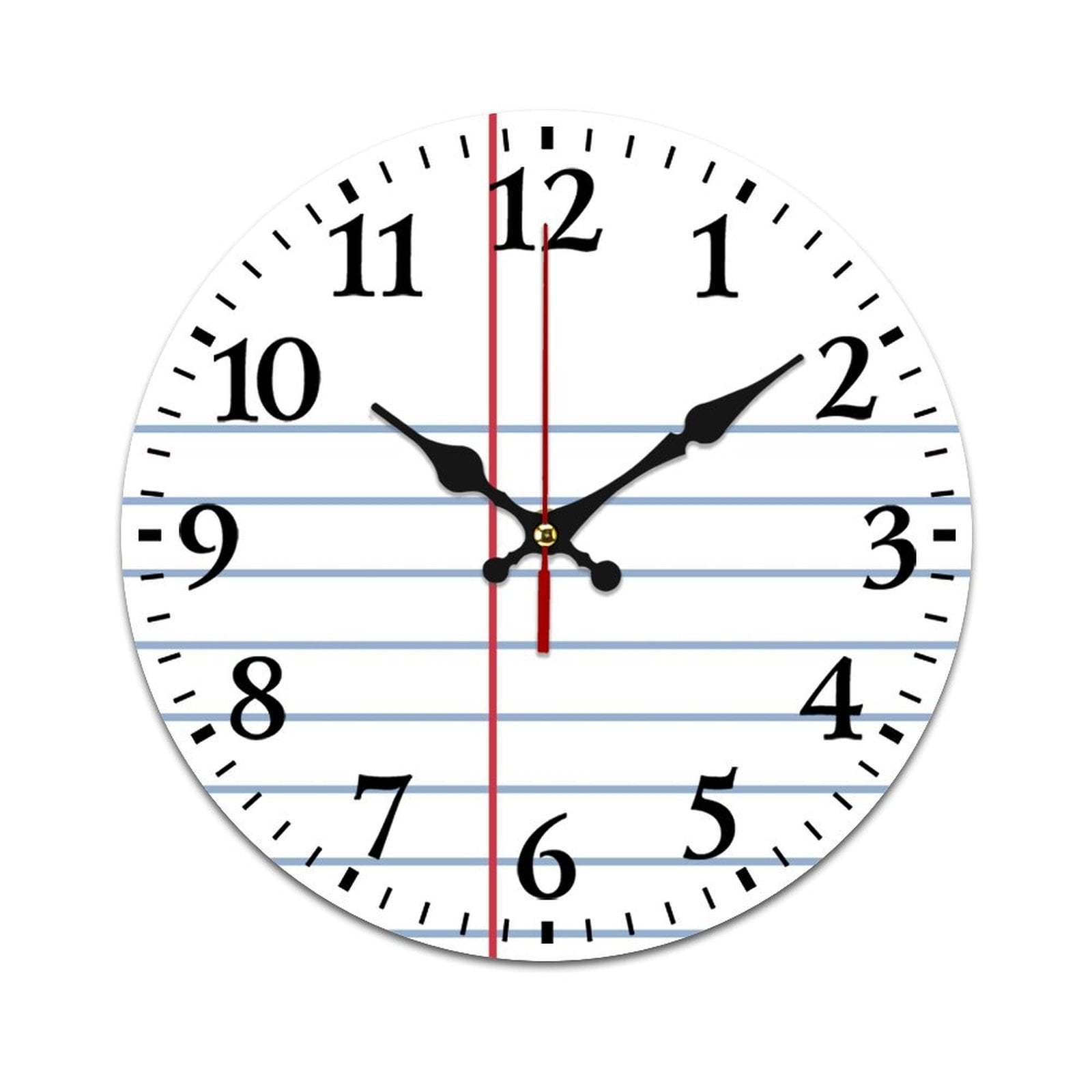 Printable Graph Paper Wall Clock Modern Design Clocks Wall Hanging Home ...