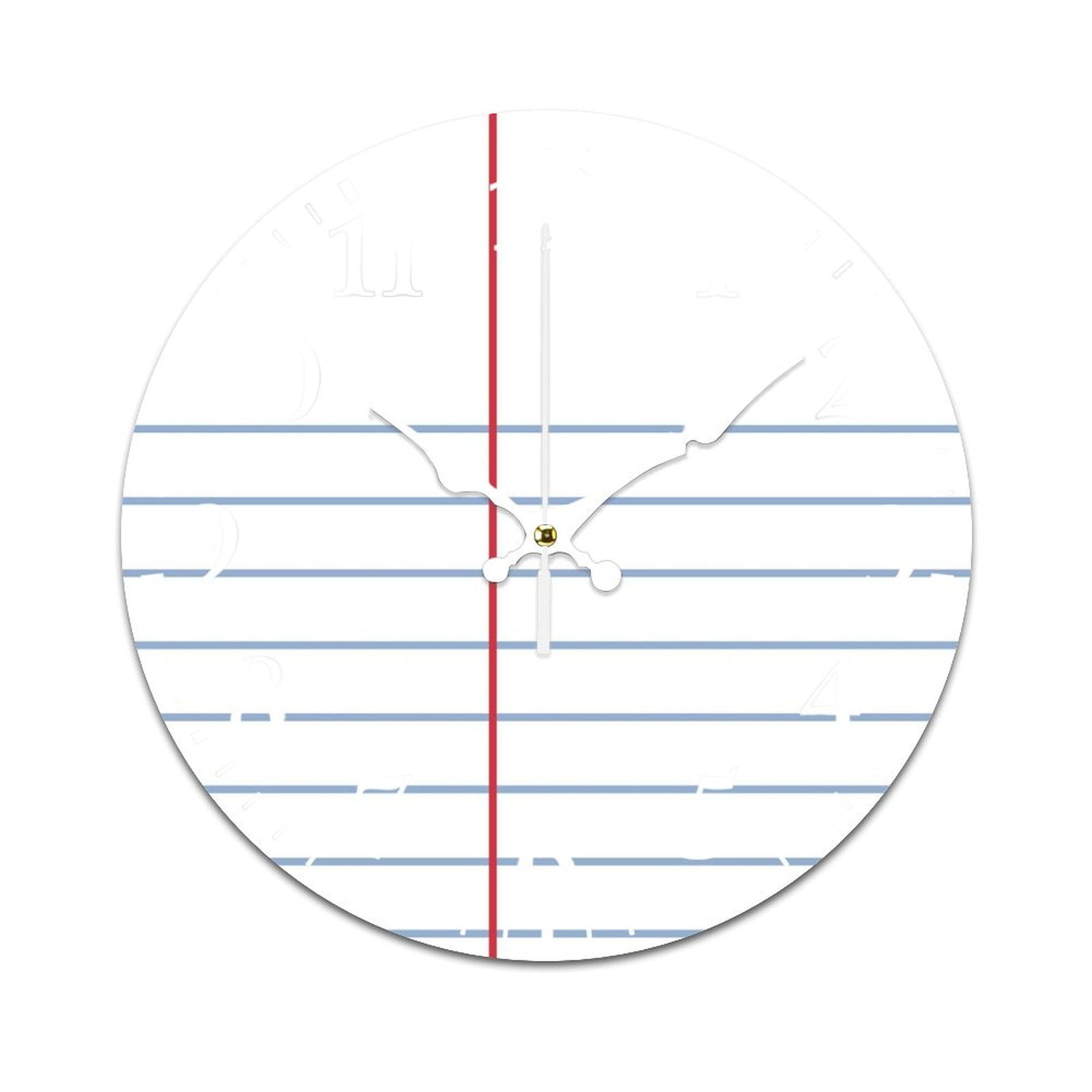 Printable Graph Paper Wall Clock Modern Design Clocks Wall Hanging Home ...