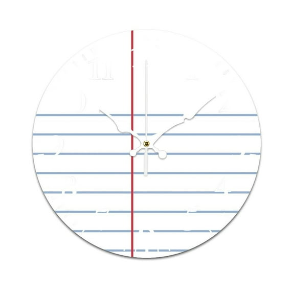 Printable Graph Paper Wall Clock Modern Design Clocks Wall Hanging Home ...