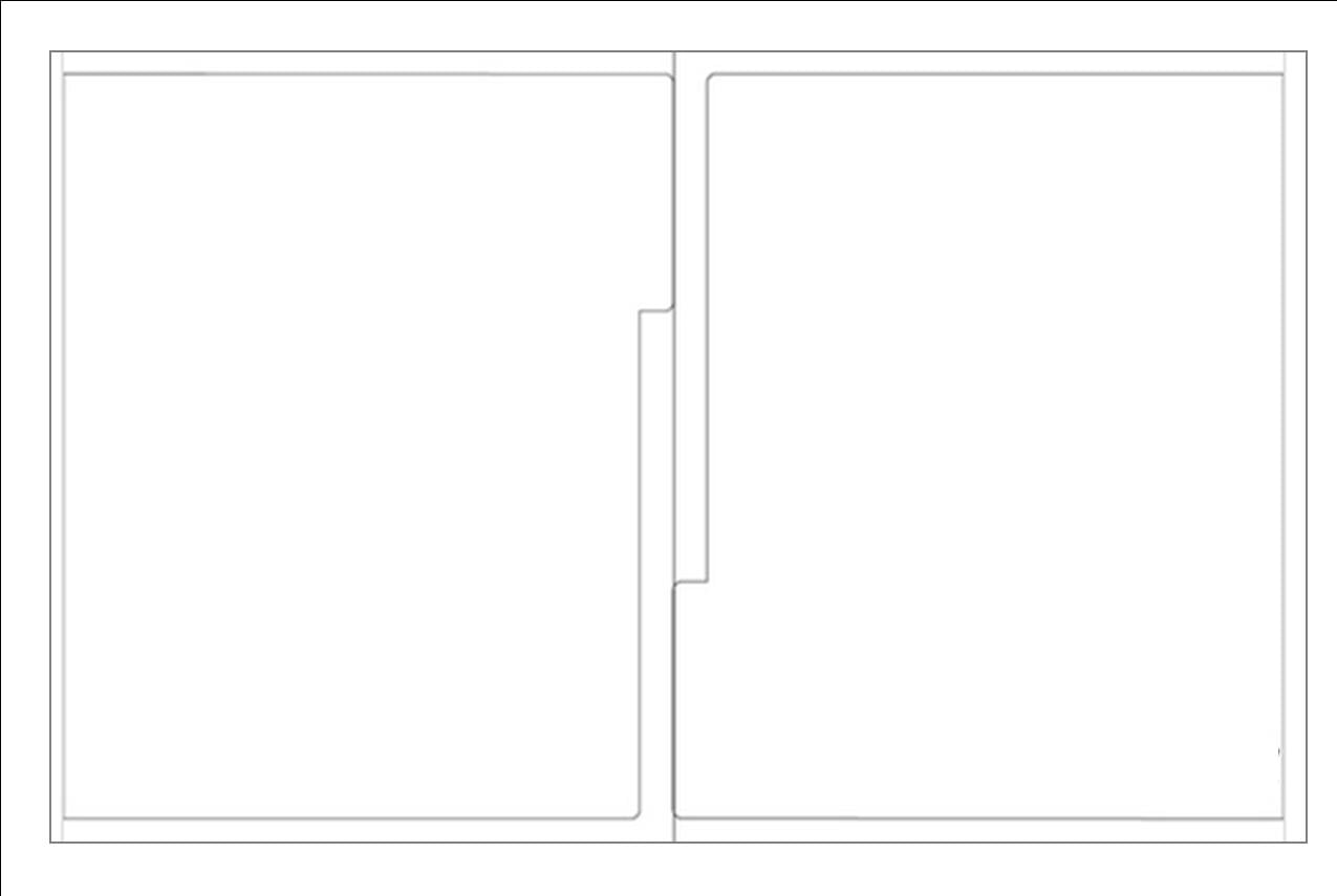 Printable L&R Tab Dividers (8.5"x11") 2-UP D-Cut 12"x18" Wh 12pt Paper ...