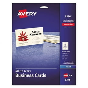 True Print Clean Edge Business Cards, Inkjet, 2 X 3.5, Ivory, 200 Cards ...