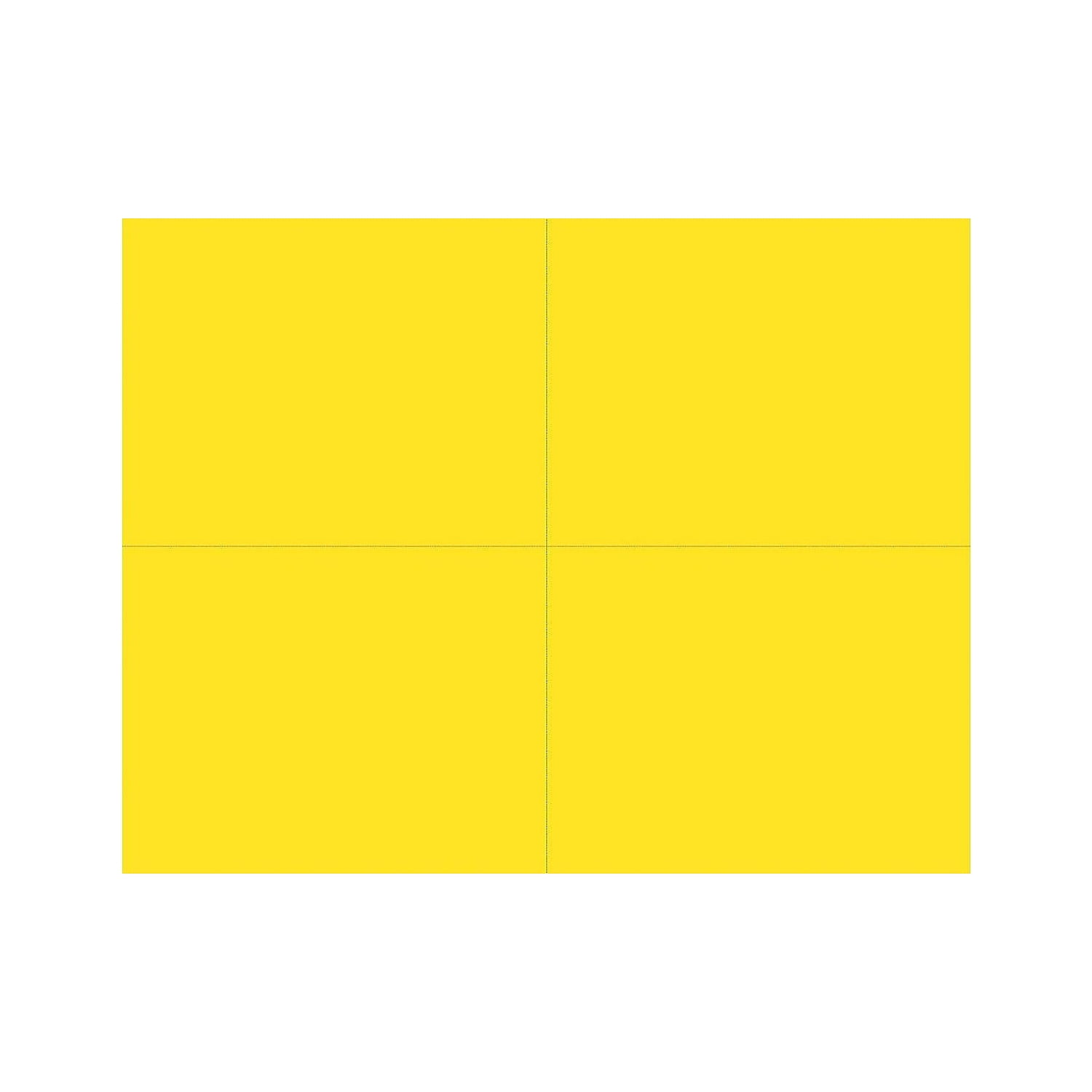 Printable Postcards, Inkjet, Laser, 110 Lb, 5.5 X 4.25, Bright Yellow ...