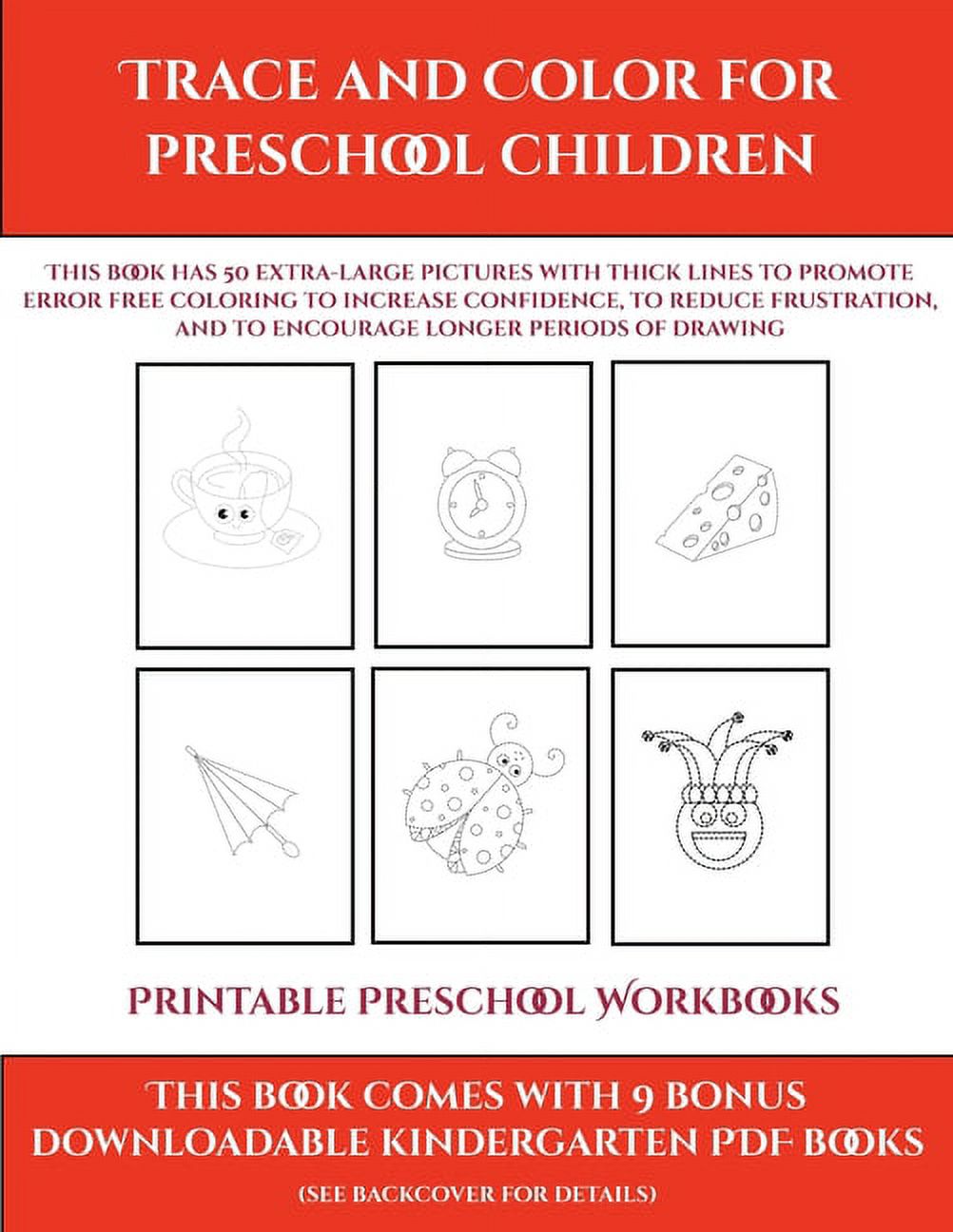 Printable Preschool Workbooks: Printable Preschool Workbooks (Trace and ...