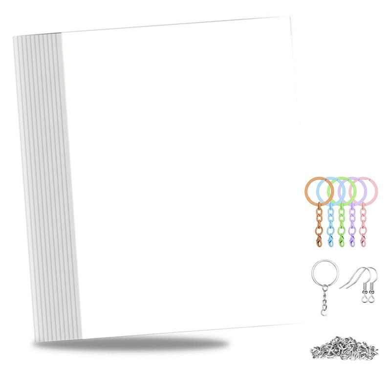 NEW Printable Sheets, 15Pcs Shrink Plastic Film Paper for DIY Crafts ...