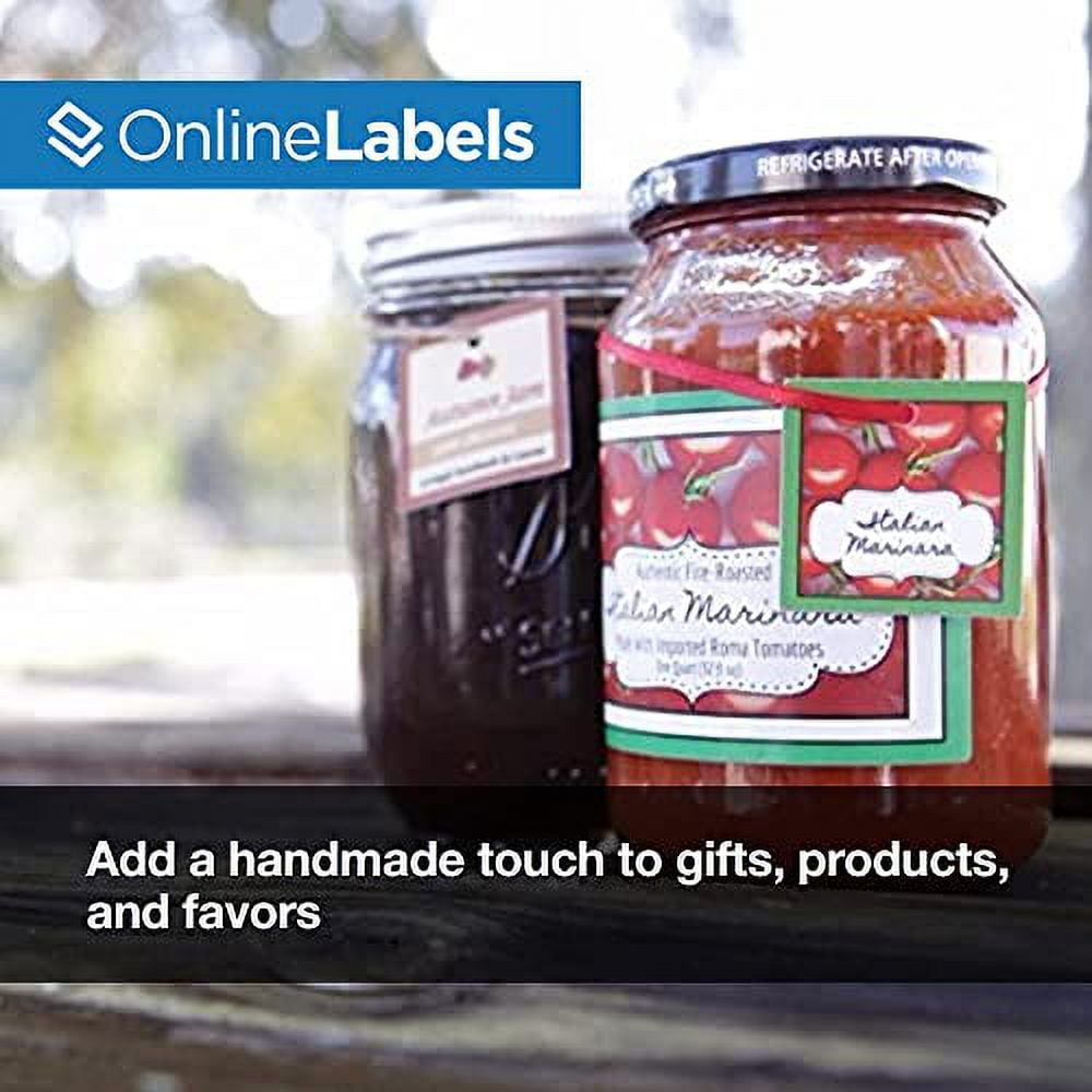 Printable Square Tags - 2 x 2 - Cardstock - Pack of 3,000, 250 Sheets ...