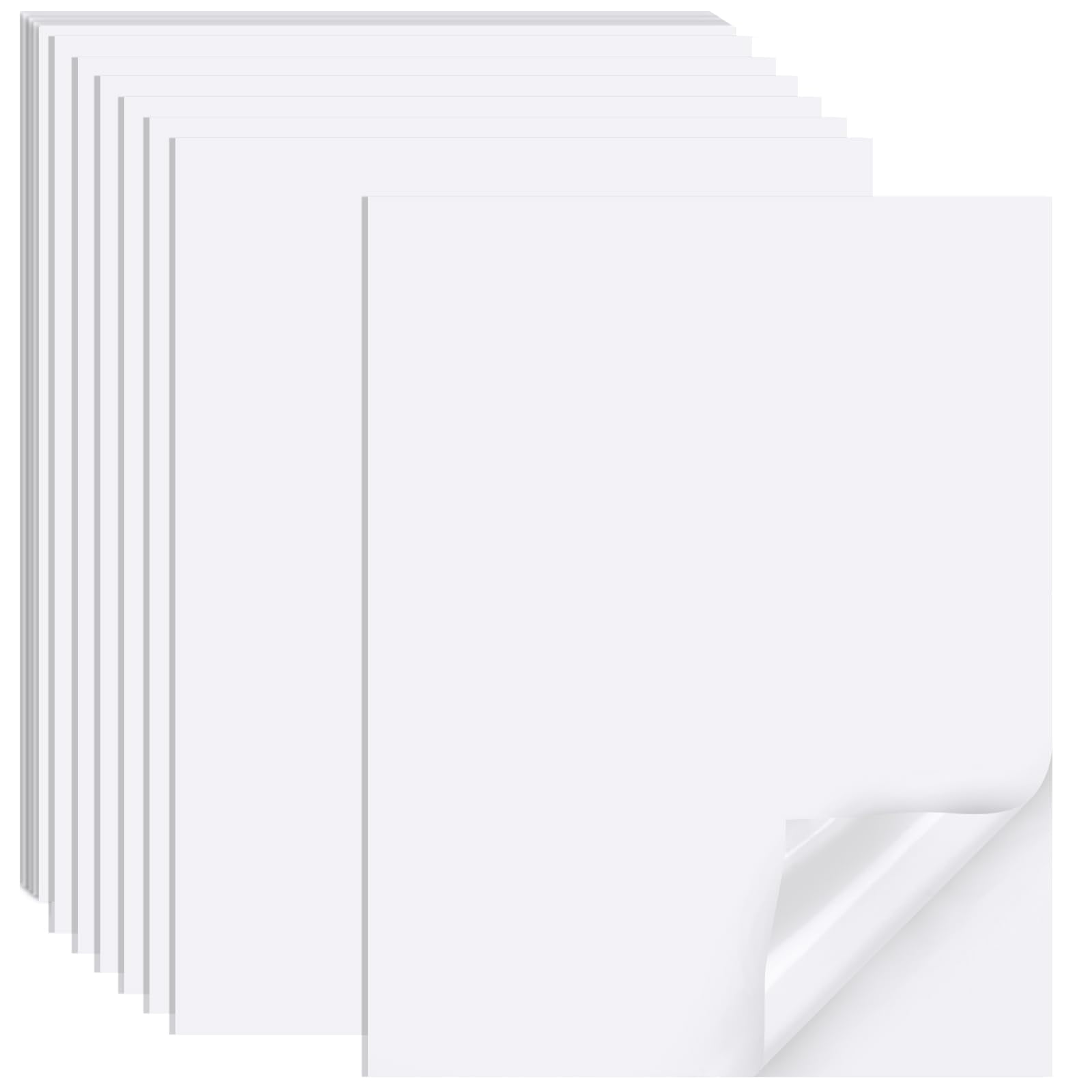 Printable Sticker Paper for Inkjet Printer, 40 Sheets 8.5"x11â€ Matte ...