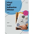 Printable Sticker Paper for Inkjet Printer - 10 Sheets Matt Sticker ...