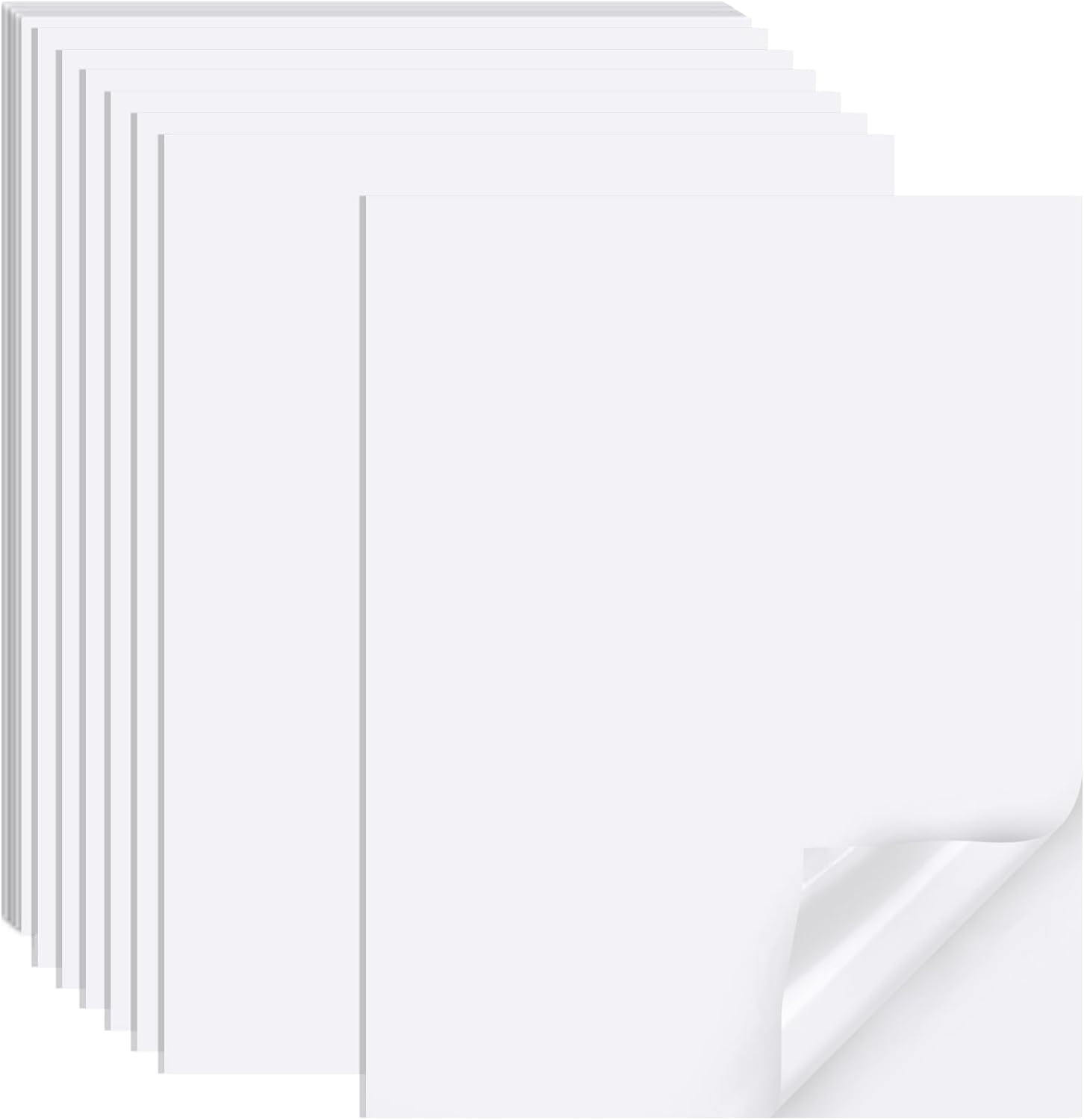 Printable Sticker Paper for Inkjet Printer, 40 Sheets 8.5" x11'' Matte ...