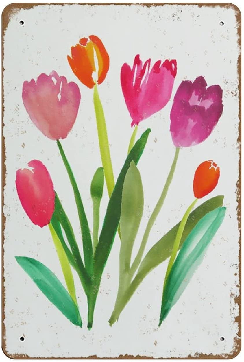 Watercolor Tulip Paintings