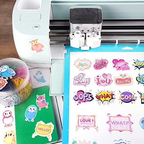 Printable Vinyl Glossy Sticker Paper for Inkjet Printer 100 Sheets ...