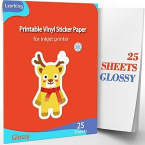 Glossy Adhesive Paper