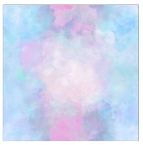 Printed Adhesive Cotton Candy Color Pattern 12 x 12 inch Sheet (D ...