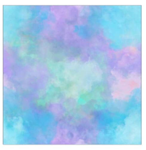 Printed Adhesive Cotton Candy Color Pattern 12 x 12 inch Sheet (N ...