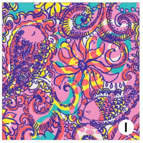 Printed Adhesive Floral Color Pattern 12 x 12 inch Sheet (I) - Walmart.com