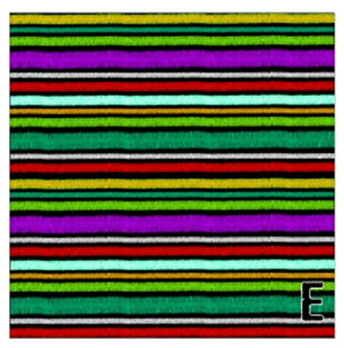 Printed Adhesive Mexican Blanket Serape Color Pattern 12 x 12 inch ...