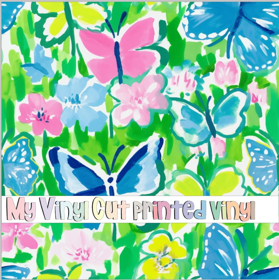 Printed Adhesive Vinyl K80-14 Pattern Permanent Adhesive (Large Scale ...