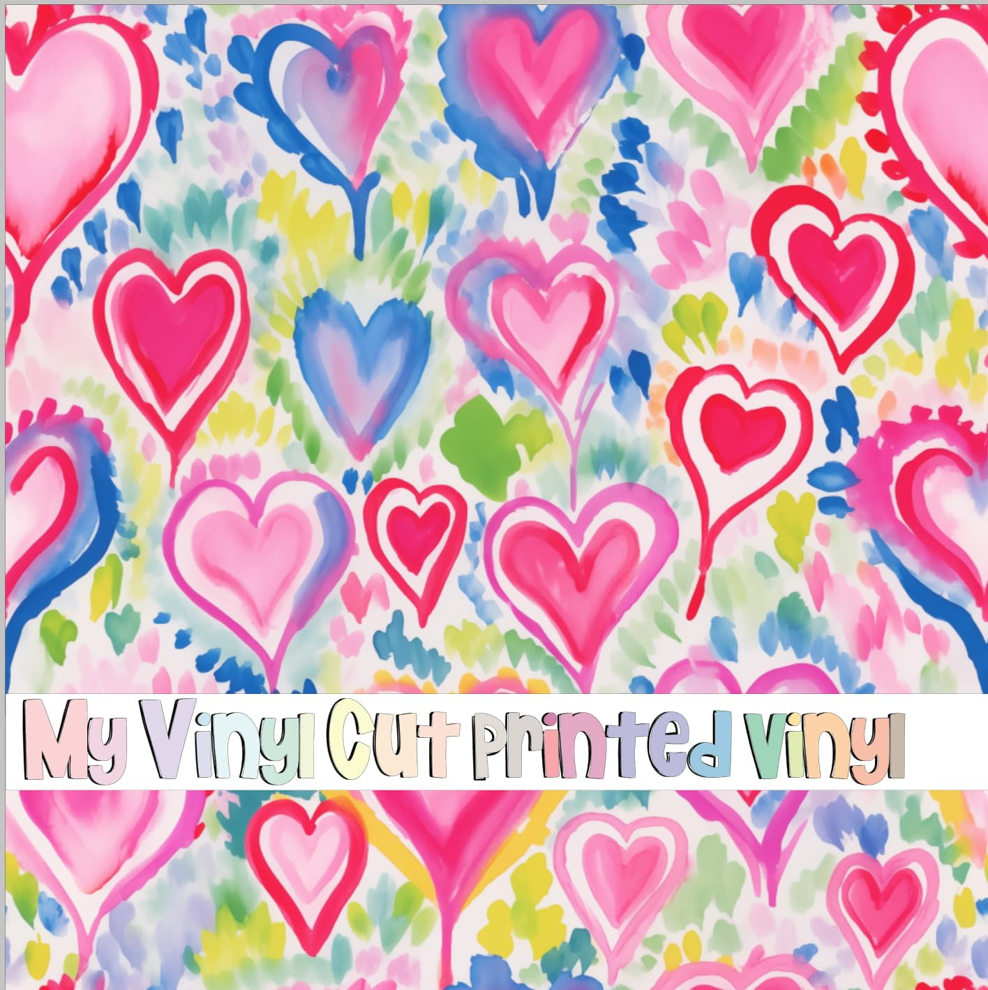 Printed Adhesive Vinyl K80-18 Pattern Permanent Adhesive (Medium Scale ...