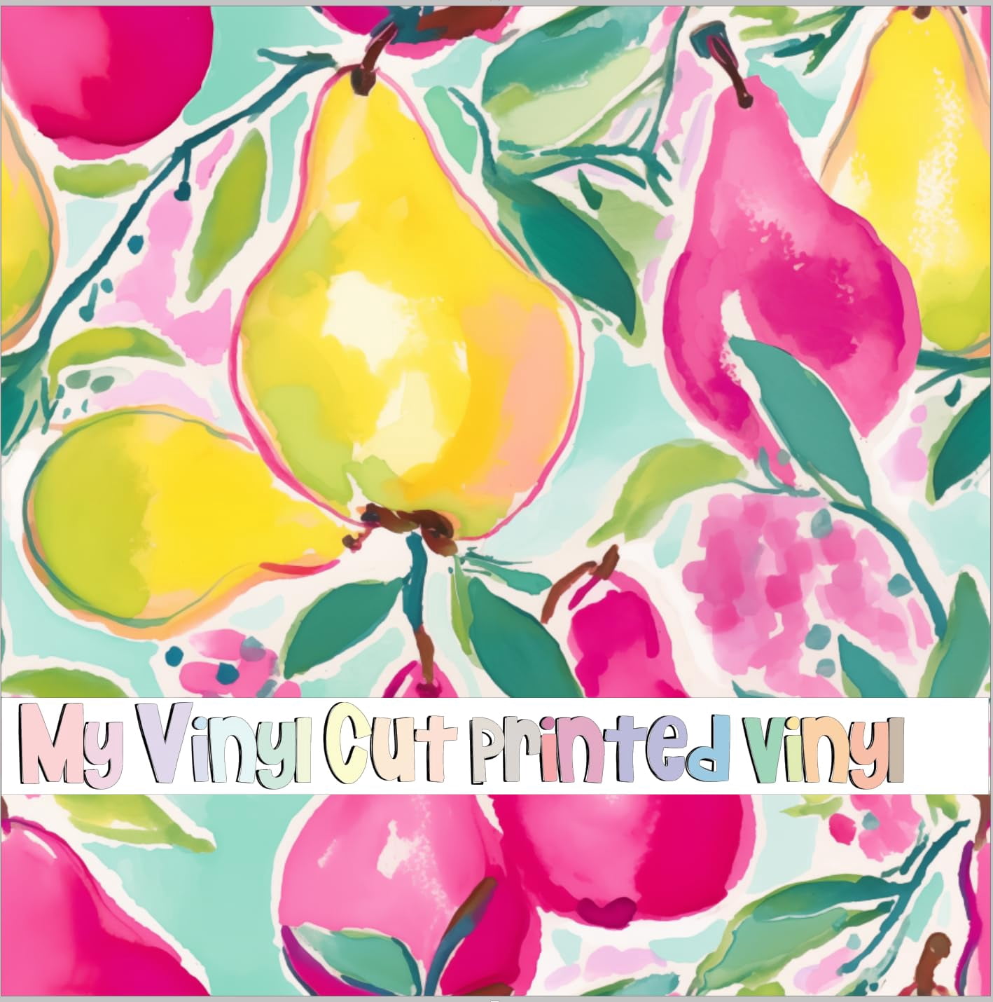 Printed Adhesive Vinyl K80-22 Pattern Permanent Adhesive (Large Scale ...
