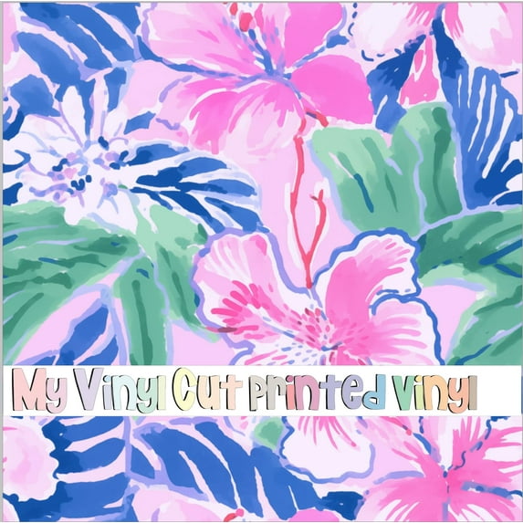 Printed Adhesive Vinyl K80-4 Pattern Permanent Adhesive (Medium Scale ...