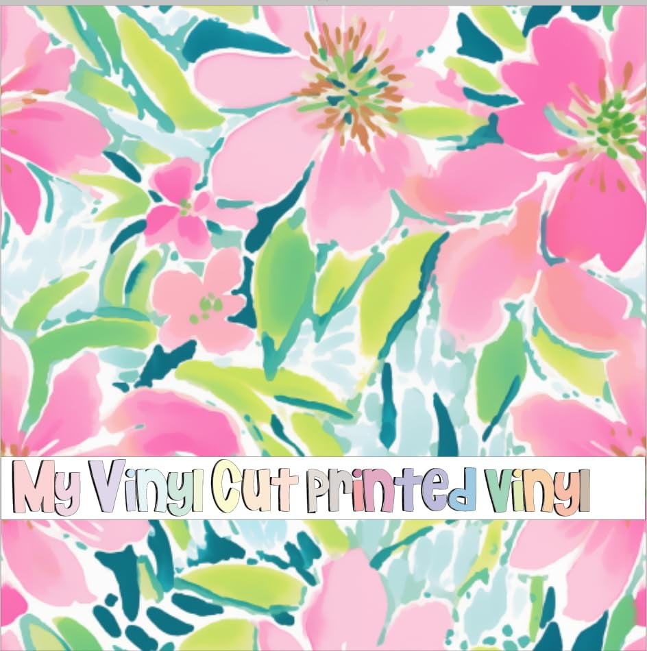 Printed Adhesive Vinyl K80-41 Pattern Permanent Adhesive (Small Scale ...