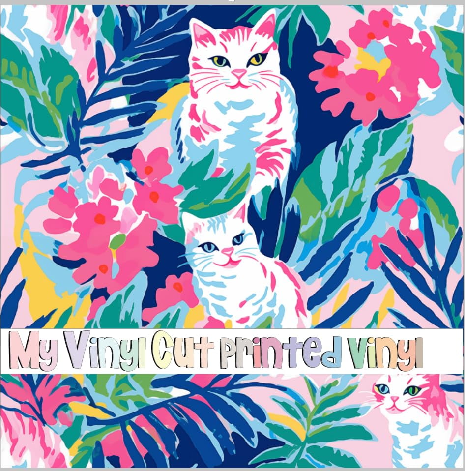 Printed Adhesive Vinyl K80-46 Pattern Permanent Adhesive (Large Scale ...