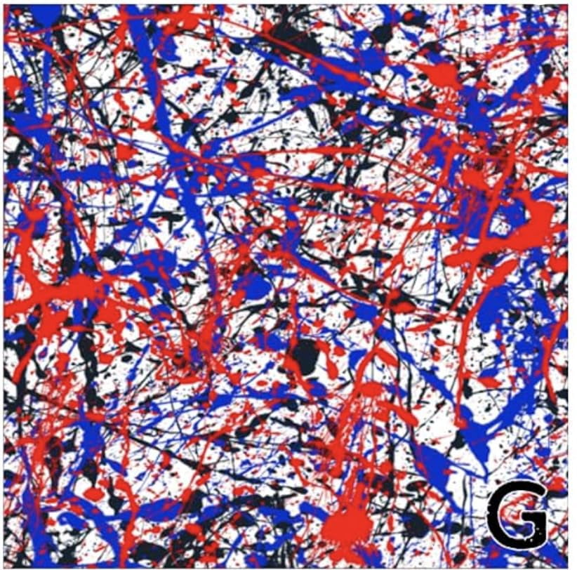 Printed Adhesive Vinyl Paint Splatter Pattern Permanent Adhesive 12 ...