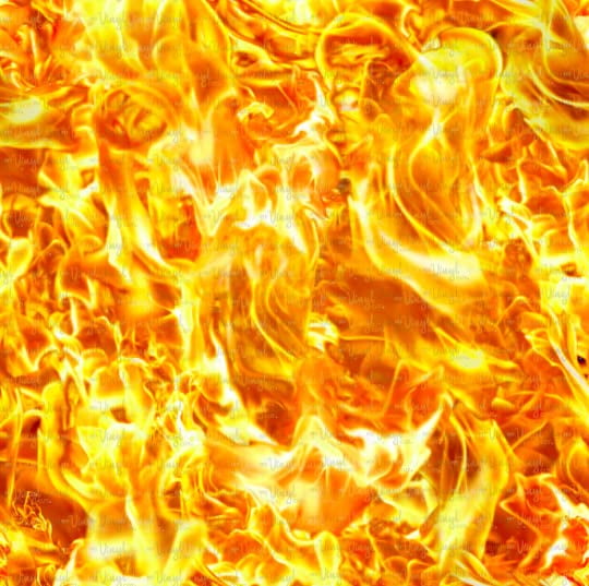 Printed Adhesive Vinyl Red and Yellow Fire Flames Pattern 12 x 12 inch ...