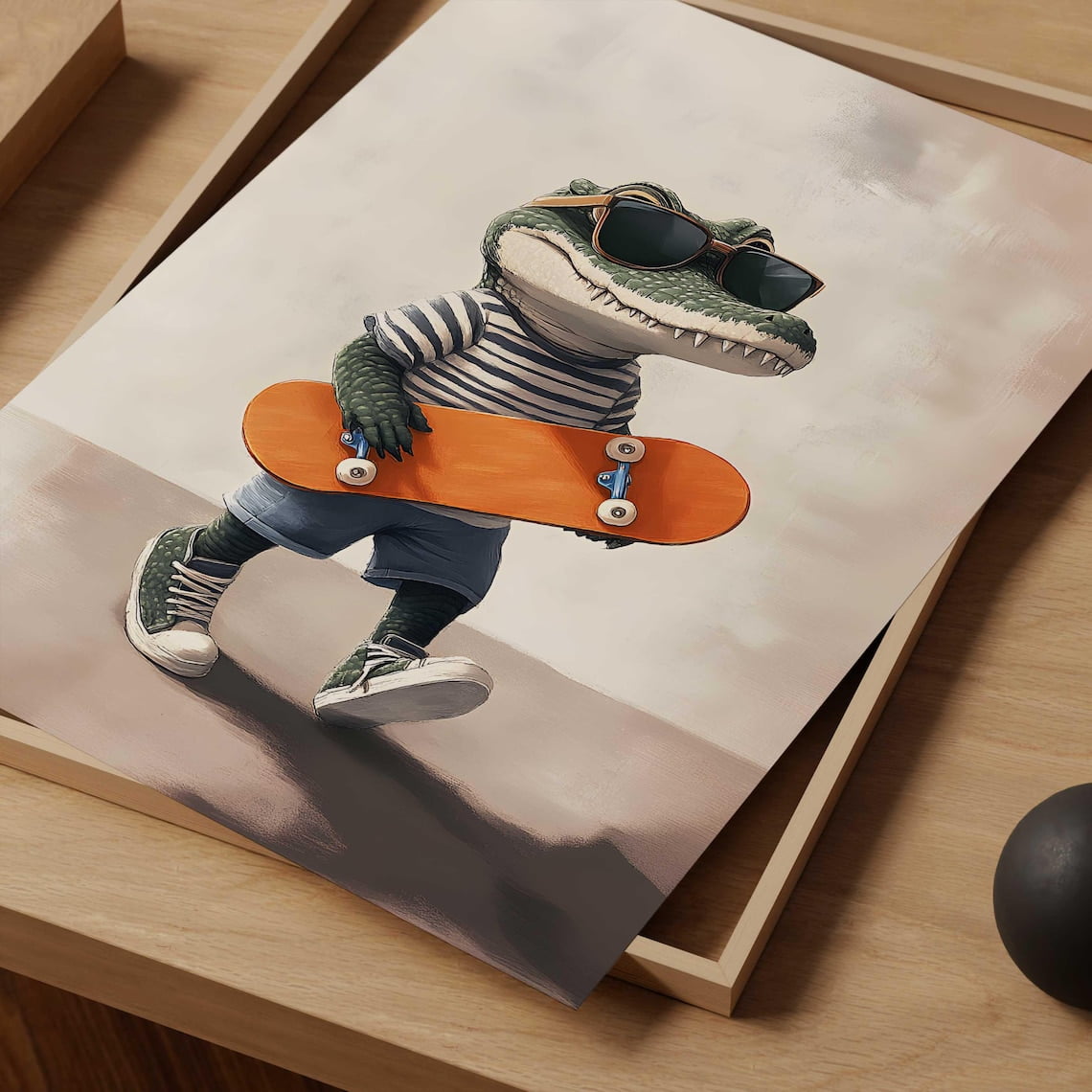 Printed Alligator Crocodile Print, Playroom Print, Room Decor, Toddler ...