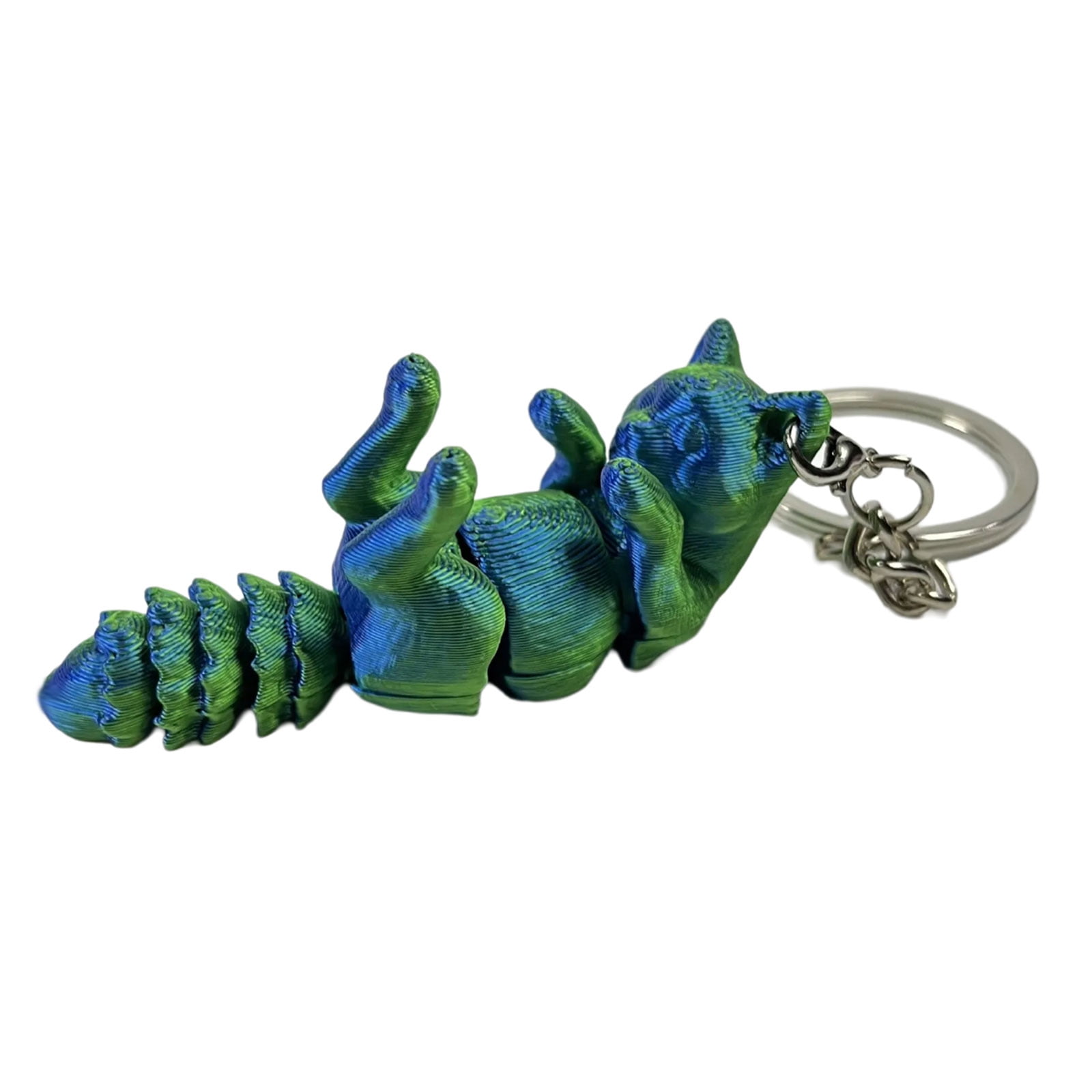 Printed Articulated Keychain, Keyring with Flexible Joints, Fashion ...