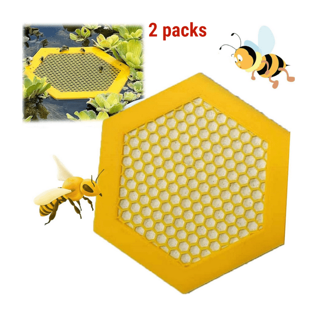 Printed Floating Bee Island, Bee Insect Waterer, Bee Waterer and ...
