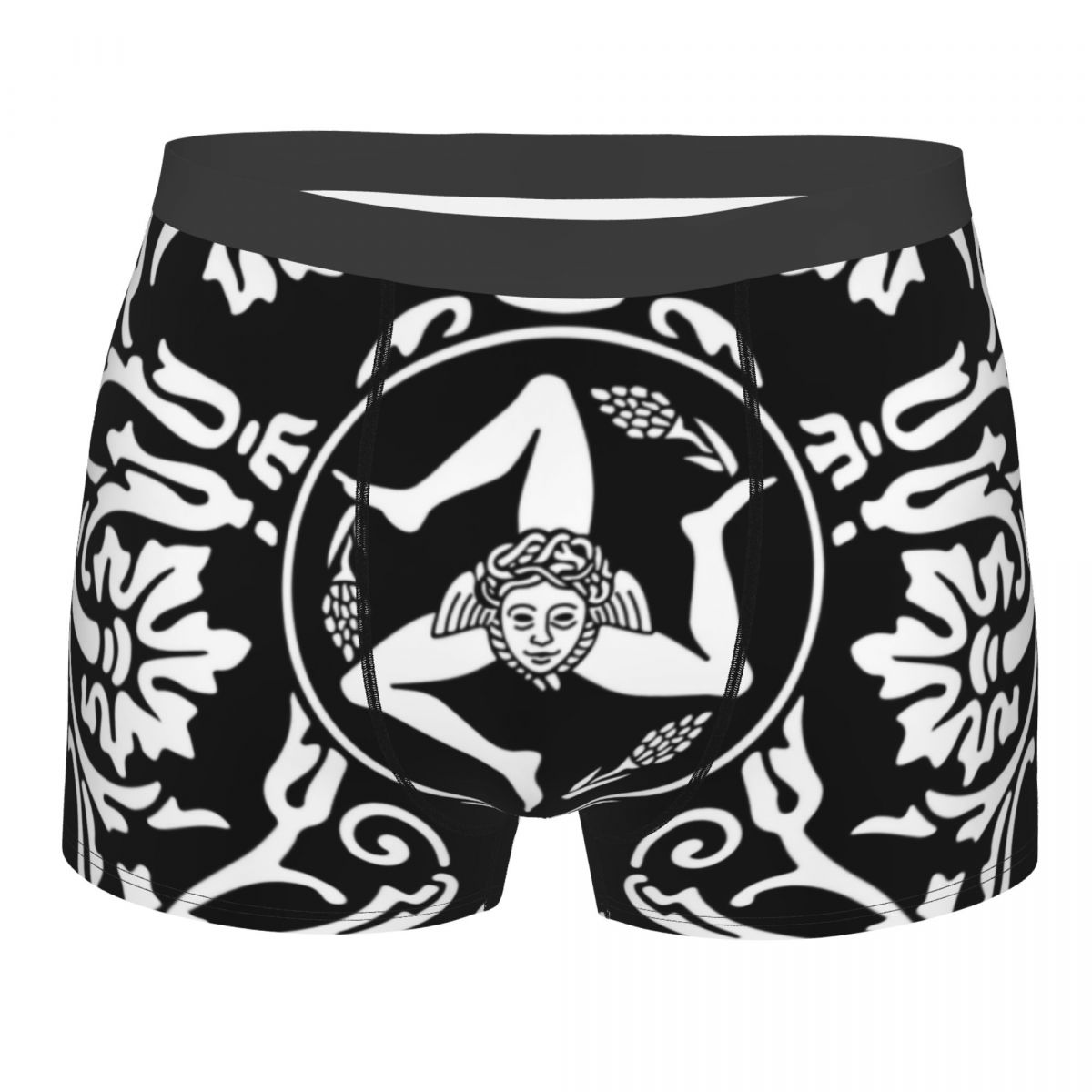 Printed Male Sexy Sicily Sicilia Flag Map Underwear Italian Sicilian ...