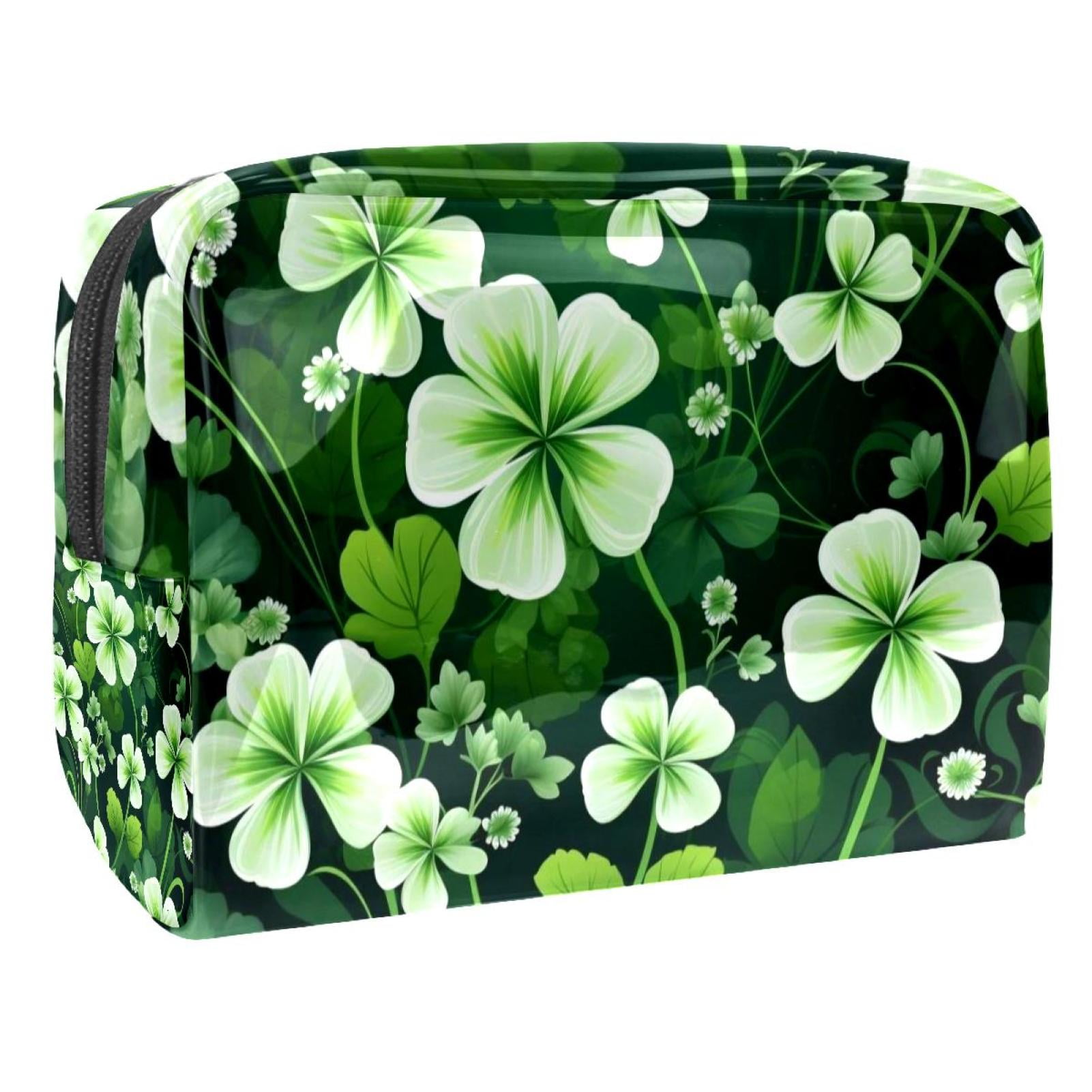 Printed PVC Waterproof Cosmetic Makeup Pouch Small Travel Toiletry Bag ...