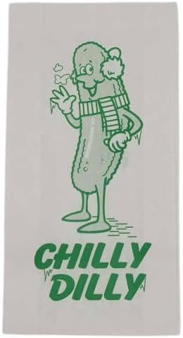 Printed Paper Chilly Dilly Pickle Bags (250 Count) – Classic Vintage ...