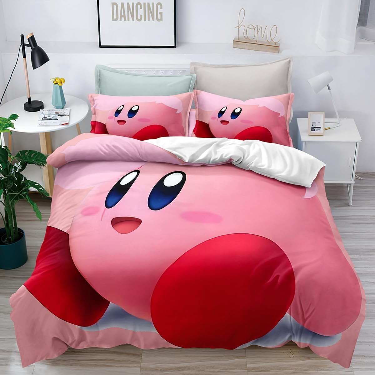 Printed Quilt Kir-by Duvet Cover,so Pretty Bedding Sets for Boys Girls ...