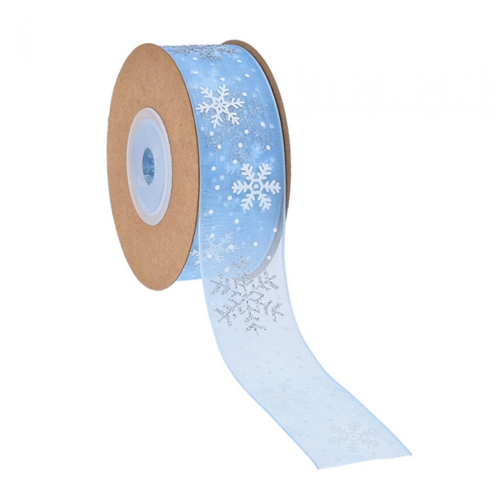 Printed Ribbon Christmas Snowflakes Ribbon for Party Garlands Valentine ...
