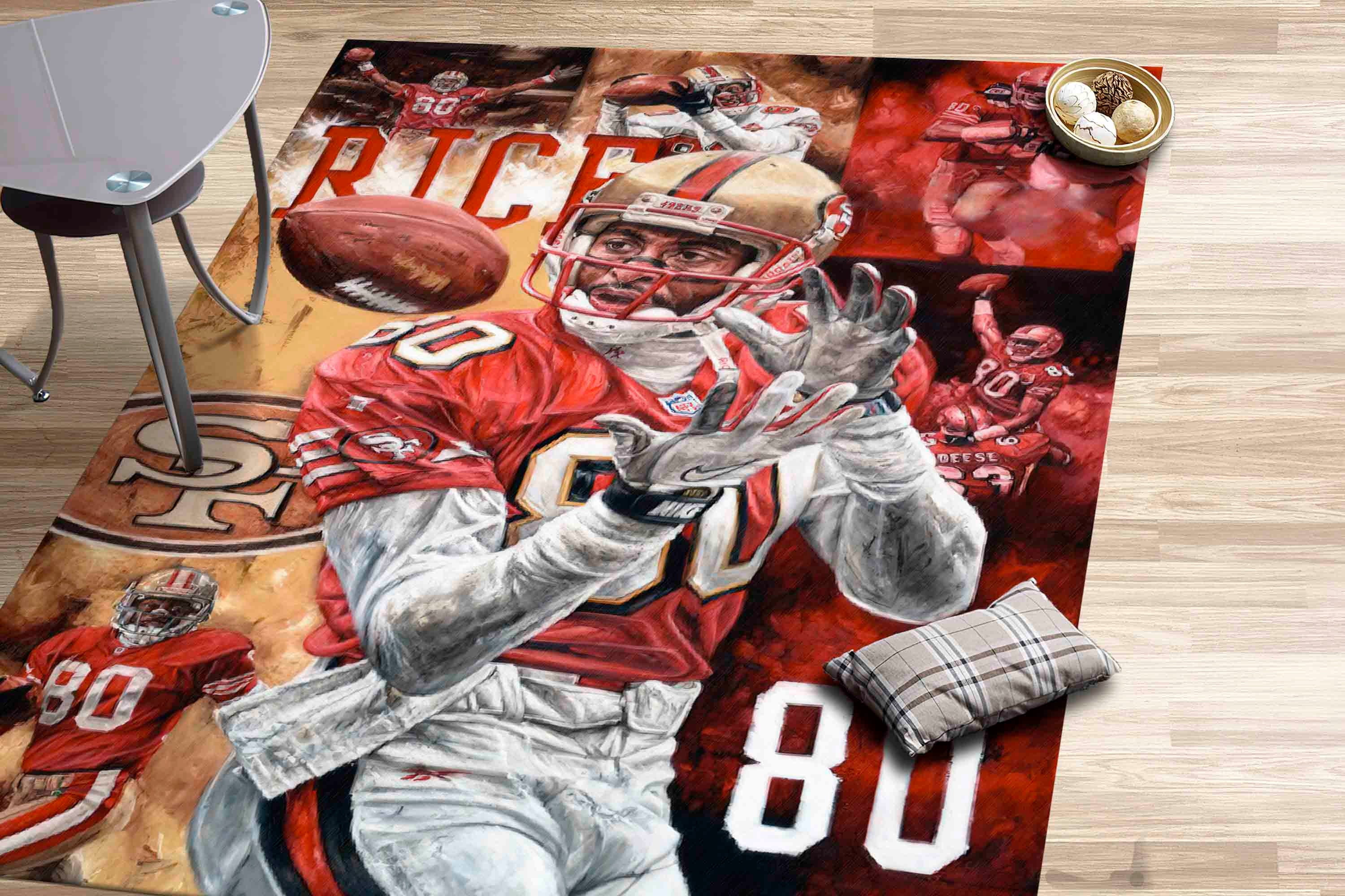 Printed Rugs, American Football Players Rug, Entryway Rug, Floor Rug ...