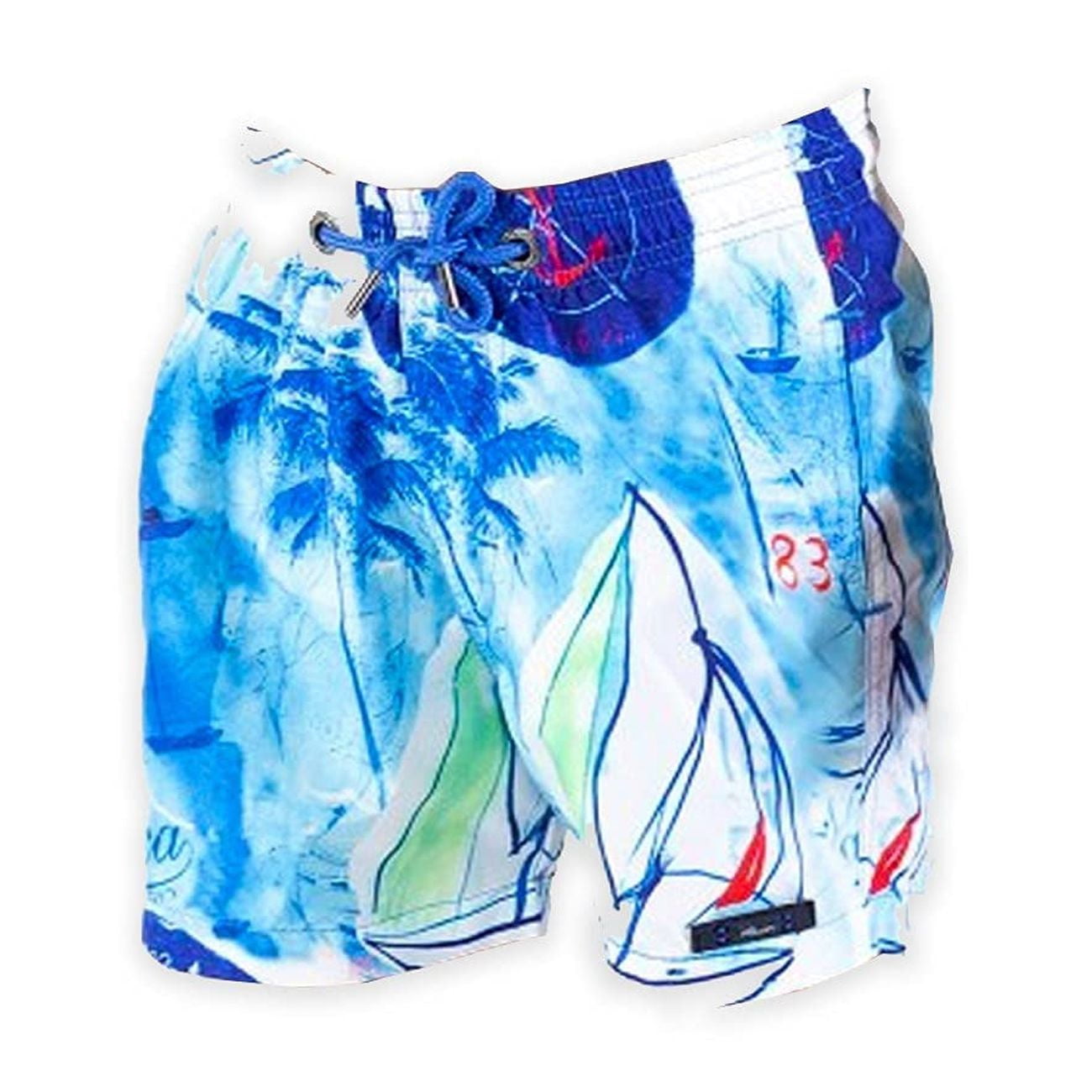 Printed, Solid & Fluorescent Colored Quick Dry Swim Shorts for Boys and ...