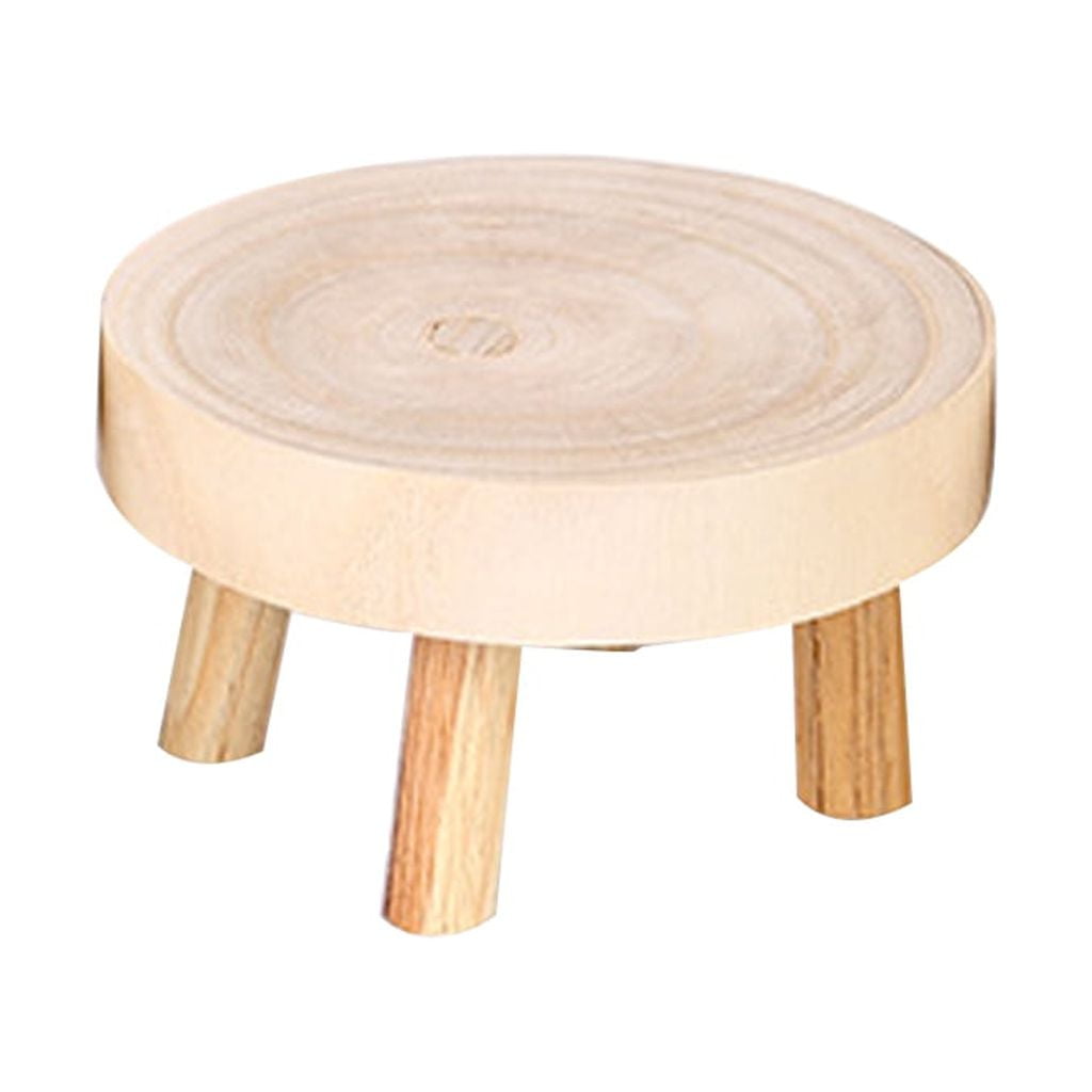 Round Stool Plant Display Stand for Displaying Cakes Plants Candles ...