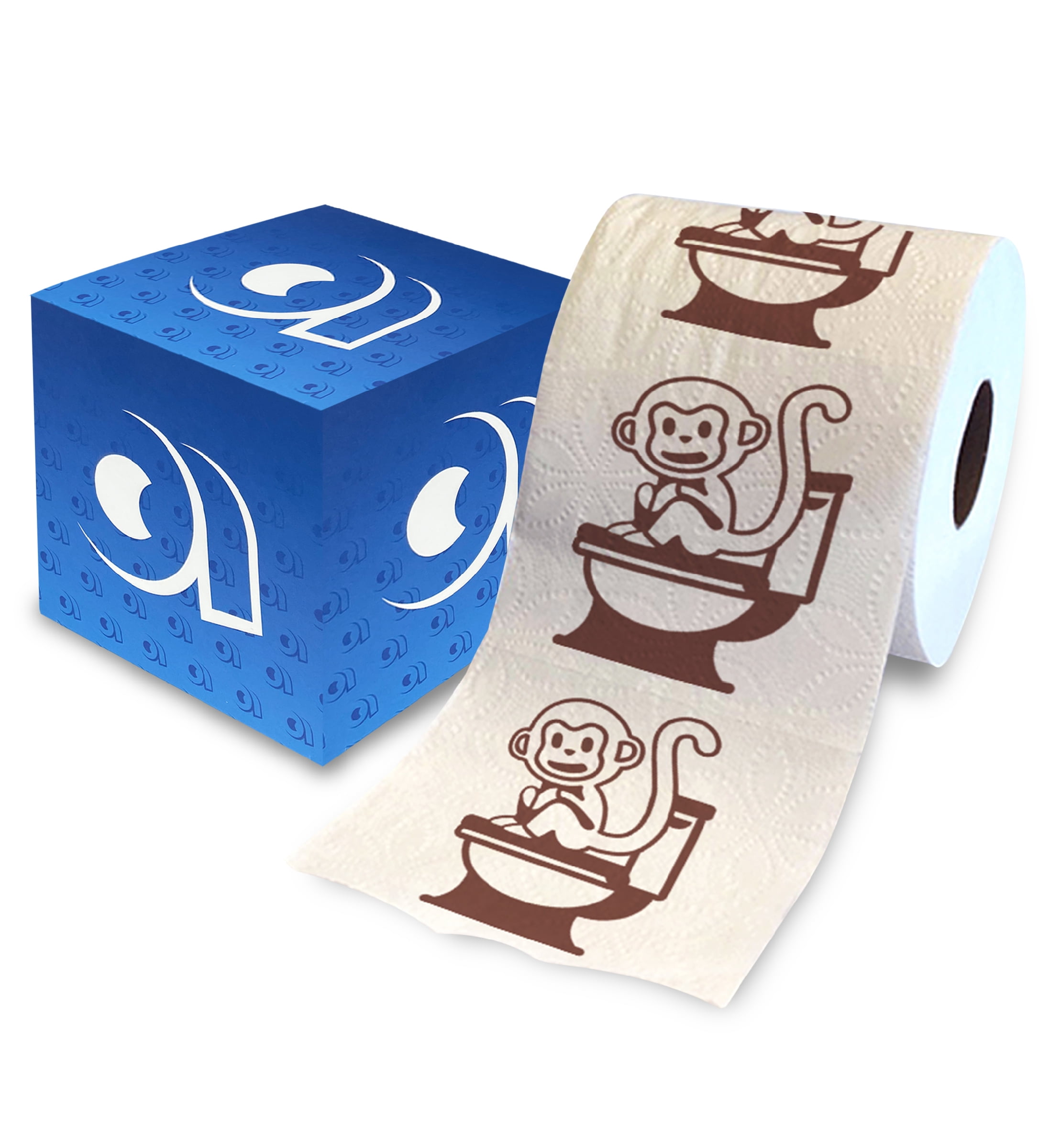 Printed TP Monkey Toilet Paper Roll - Fun Potty Training Aid for Kids ...